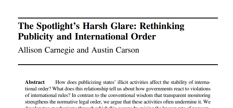 Research | Austin M. Carson